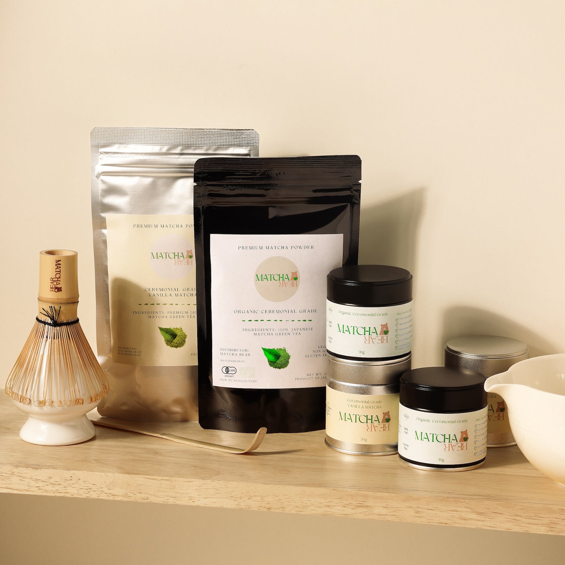 Matcha Bear | Certified Ceremonial Grade Matcha Powder from Japan